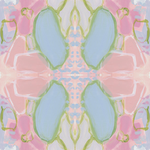 Cosmopolitan Pink and Blue Peel & Stick Wallpaper – katieromeoart