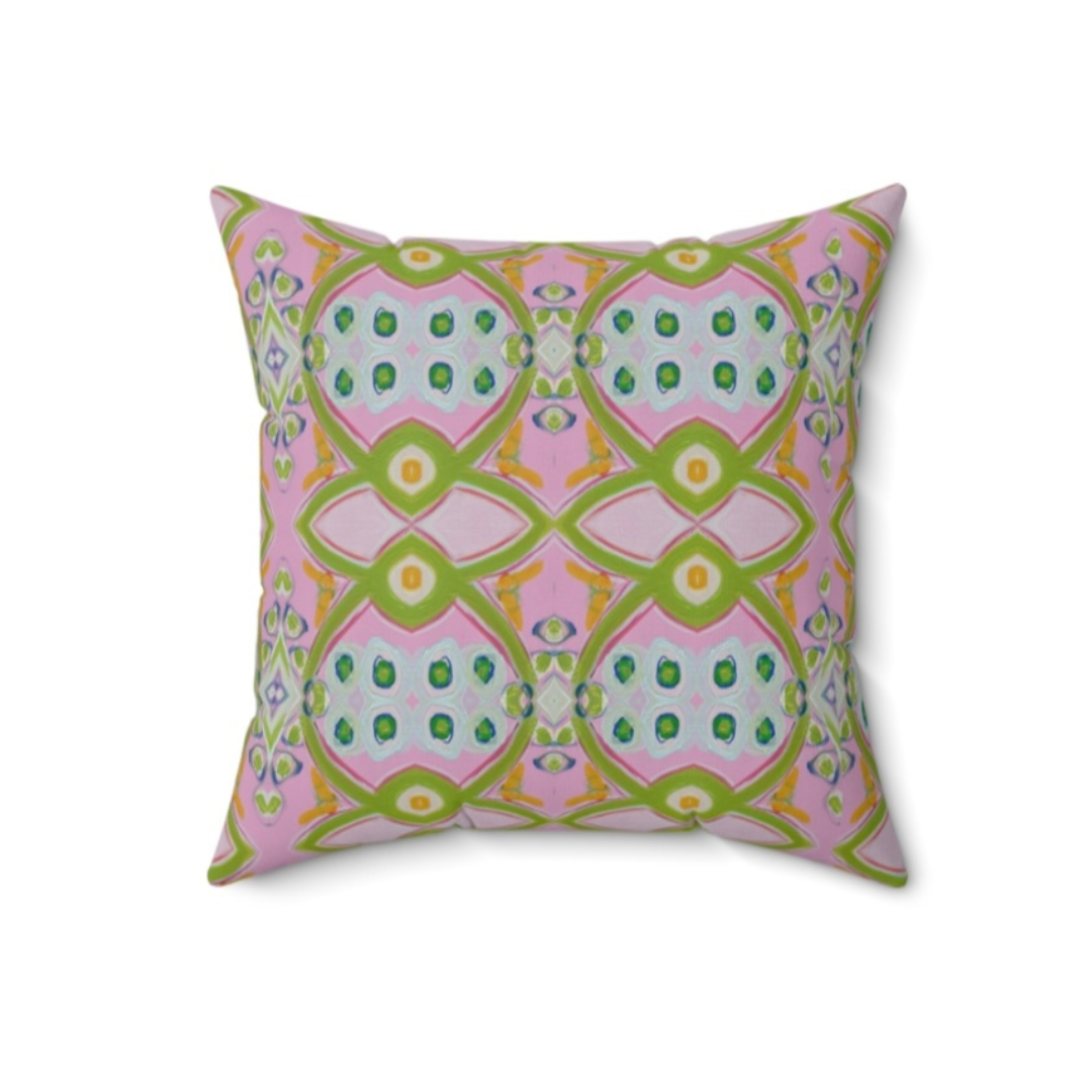 Palm Beach 14x14 Pillow – katieromeoart